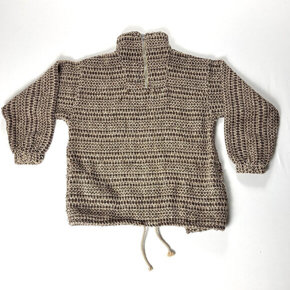 Earth Ragz | Sweaters | Vintage Earth Ragz Mens 4 Zip Sweater Brown Tan ...
